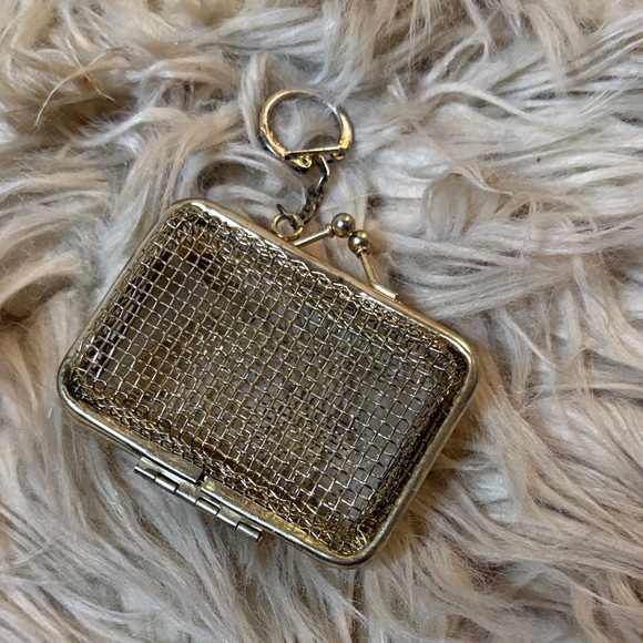 Accessories | Elegant Gold Mesh Coin Holder | Poshmark